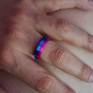 LGBTQ Fidget Rings, Pride Flag Fidget Rings, Pride Month, LGBTQ Flag ...