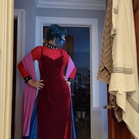 Handmade Cosplay Dolores Madrigal Costume, Dolores Encanto Dress ...