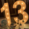 16-44" Light up Numbers, Birthday Numbers, Giant Event Numbers, Number ...