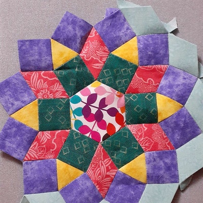 1&2 Printable Mixed Shapes for English Paper Piecing EPP Pieces Hand ...