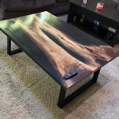 Powder Coated Metal Table Legs U Style Set of Two - Etsy