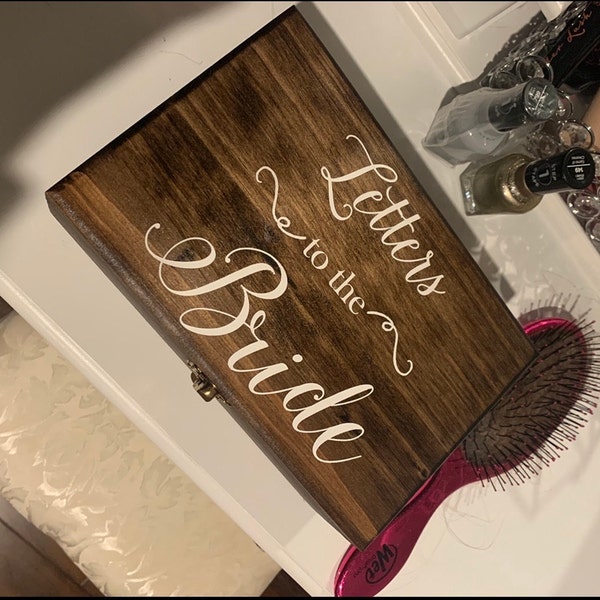 Love Letters to the Bride Bridal Shower Gift Advice to the Bride Box ...