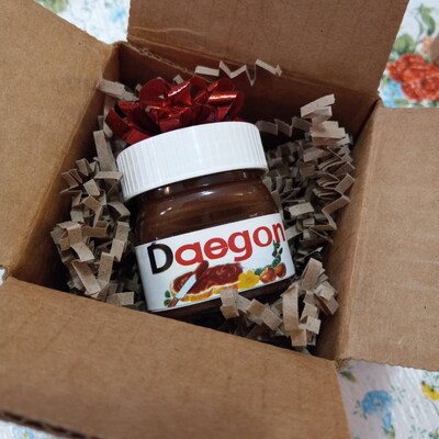 Custom Birthday Party Favors Mini Nutella Favors Personalized Birthday ...