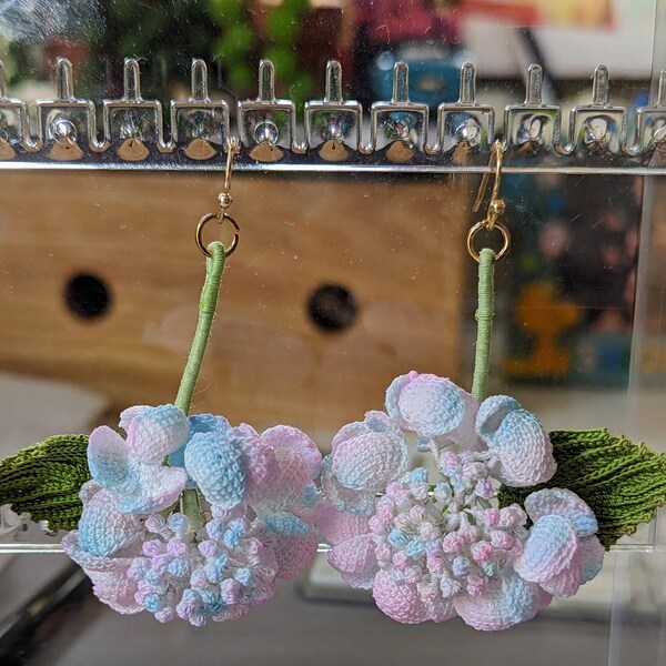 Micro Crochet Jewelry Set, Handmade Sunflower Earring, Sunflower ...