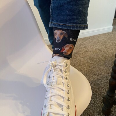 Custom Pet Socks, Dog Socks, Pup Socks, Dog Lover Gift, Cat Socks ...