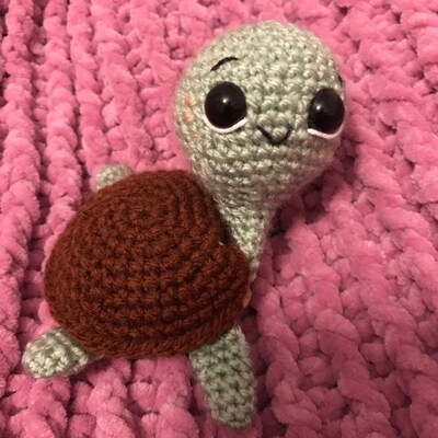 PATTERN: Shell the Baby Sea Turtle Amigurumi Sea Turtle Pattern ...
