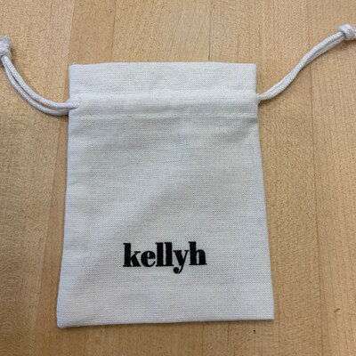 100 Personalized Brand Logo Printed Pouch Jewelry Packaging Pouch ...