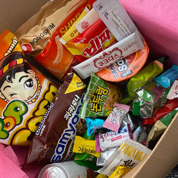 Pink Korean Snack Box - Great Value! - Etsy