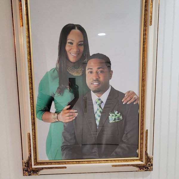 Baroque Shabby Chic Style Wood Frame,distressed White Frame,photo Frame ...