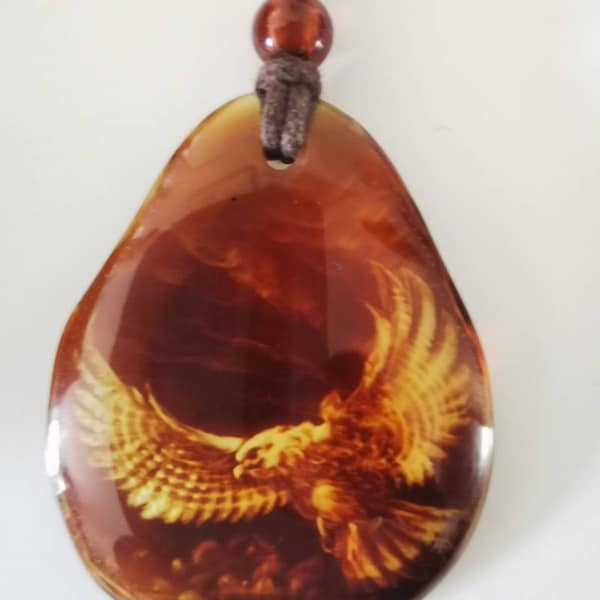 Amber Pendant Phoenix - Etsy