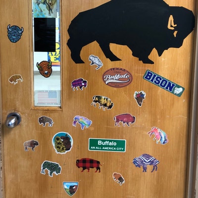 Set of 4 Buffalo Bumper Stickers - Etsy