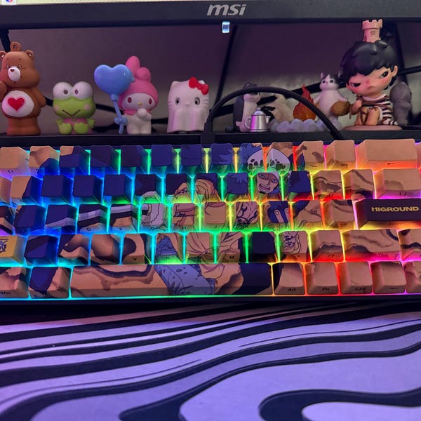 Custom Spacebar Keycap, Custom Keycap, Artisan Keycap, Character Custom ...