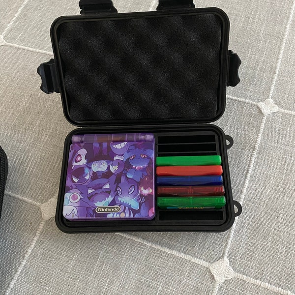 Protective Carrying Case for Gameboy Advance SP | SENACLLC | Holds 12 ...