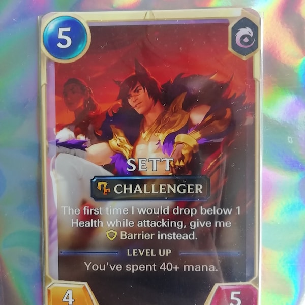 Legends of Runeterra Custom Card League of Legends Customizable ...