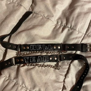 CUSTOMIZABLE Custom Leather Boot Harness Set - Etsy