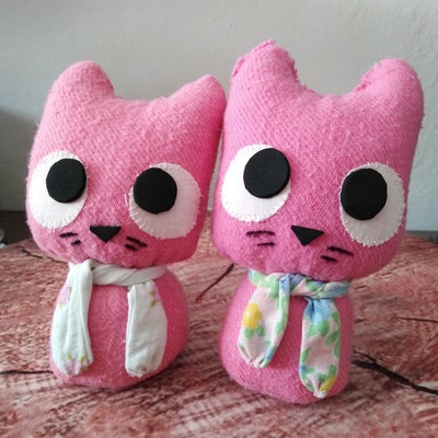 Plush Sewing Pattern PDF Cat Stuffed Animal Easy Beginner Kitten Cute ...