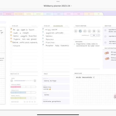 Student Digital Notebook, Notes for Students, College, Academic ...