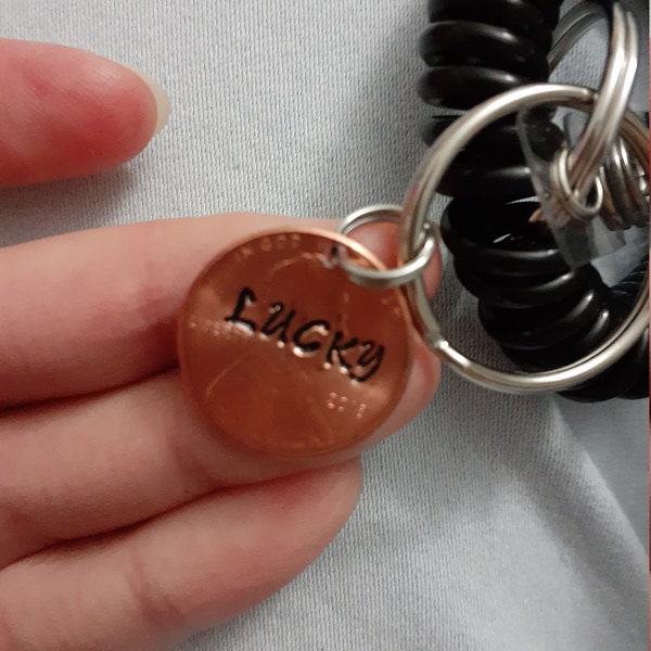 Lottery Ticket Scratcher Keychain; Lucky Penny Keychain; Lucky Lottery ...
