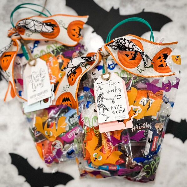 Dancing Skeleton Halloween Gift Tag Template, Printable Spooky ...