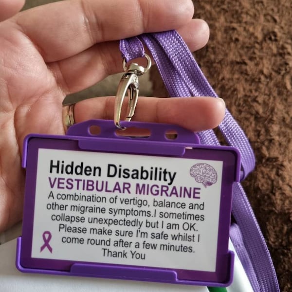 ADHD and ODD Awareness ID Card and Lanyard - Etsy