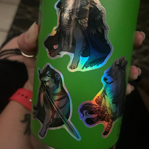 Blaidd, Sif, and Amelia Cheems Stickers - Etsy