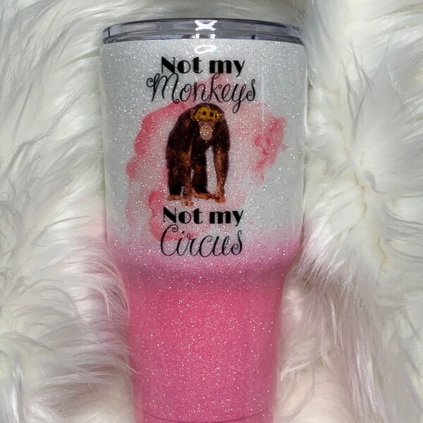 Not My Monkeys, Not My Circus, Monkey Decals, Sunflowers, Printable ...