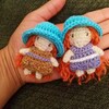 PATTERN: Micro Mini Doll, Amigurumi Pattern, Miniature Doll, One Inch ...