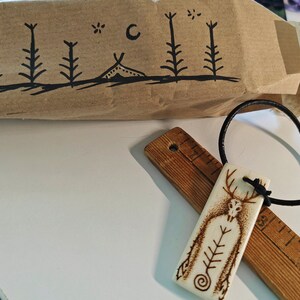 World Tree Guardian, Cattle Bone Pyrography, Ancient Forest Tree Spirit ...