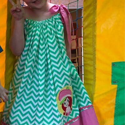 Girls Handkerchief Style Dress With Knot Straps - Etsy