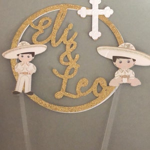 Charro Baptism Cake Topper / Mexican Cake Topper / Charro Decor ...