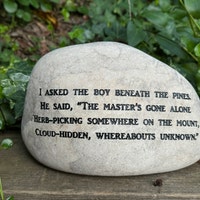 Hope Inspirational Stones Garden Rocks Kids Custom to Order Carved ...