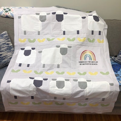 Quilt Square Custom Embroidered Quilt Squares Any Design Picture Quilt ...