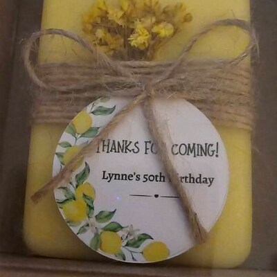 Citrus Bloom Party Soap Favors Lemon Themed Handcrafted Soaps ...