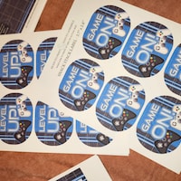 Gamer Party Food Tent Labels, Video Game Party Gaming Birthday ...