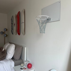 6 Hook Silver Chain Net for Mini Basketball Hoop Chain Net ONLY NO HOOP ...