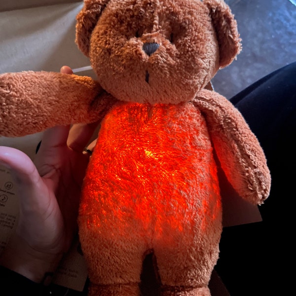 Gift for Baby MOONIE BEAR ORIGINAL Humming Bear With Lamp, Baby Sleep ...