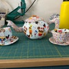 Tea Set Sewing Pattern, Tea Set Pattern, Tea Set PDF, Fabric Teapot ...