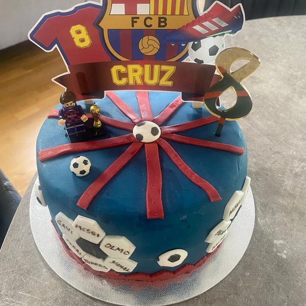 DIGITAL BARCELONA Cake Topper - Etsy