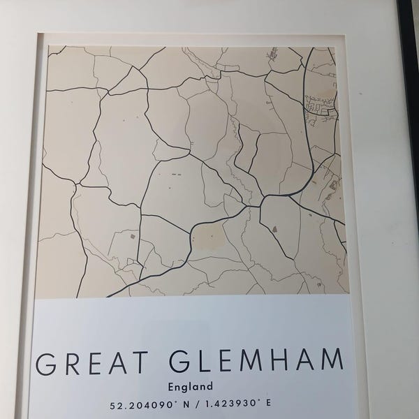 Set of 3 Custom Maps, City Map Prints, Custom Map Print, Custom Any ...