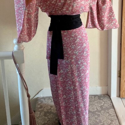 Black Obi Belt / Sash Oriental Japanese Geisha Style by Loobyloucrafts ...