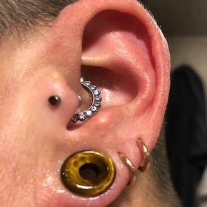 Stone Tunnel Plugs Gauges Blue Tiger Eye Stone Tunnels Double Flare ...