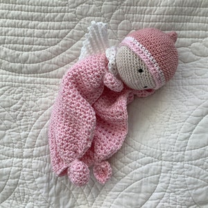 Crochet Pattern Lovey Blanket, Angel Crochet Pattern, Crochet Ideas for ...