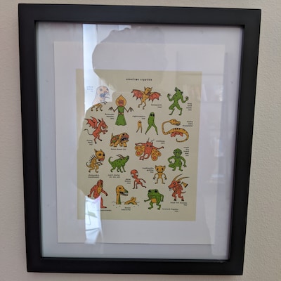 AMERICAN CRYPTIDS giclée Fine Art Print Cryptozoology Pop Art 8x10 12x16 16x20 18x24 24x32 A1 A2 ...