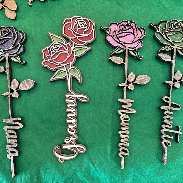 GRANDMA and ROSES SVG, Mothers Day, Flowers, Granny, Nana, Abuelita ...