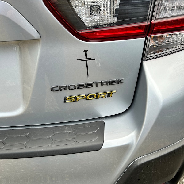Custom Cross Decal, Christian Cross Car Decal, Catholic Cross Decal ...