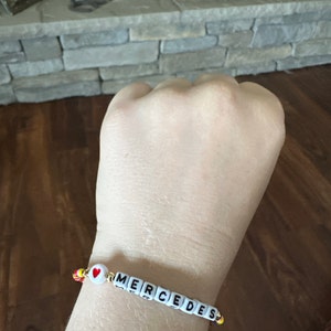 Personalized Beaded Bracelet I Name Bracelet I Word Bracelet I Gifts ...