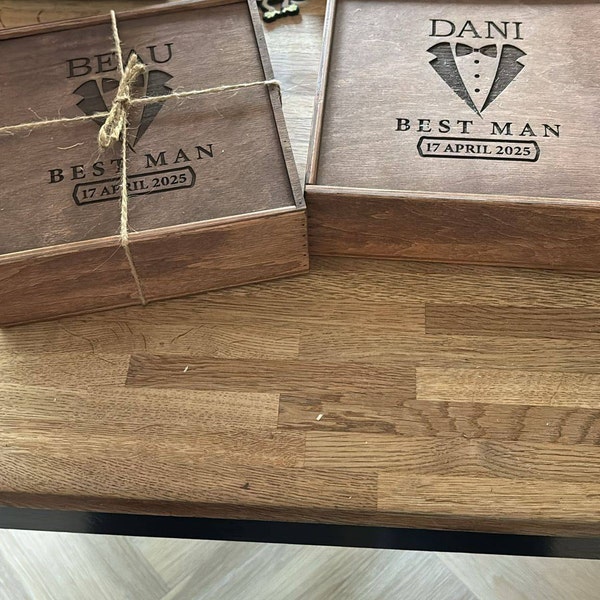 Groomsmen Proposal Box - Will You Be My Groomsman, Best Man Proposal ...