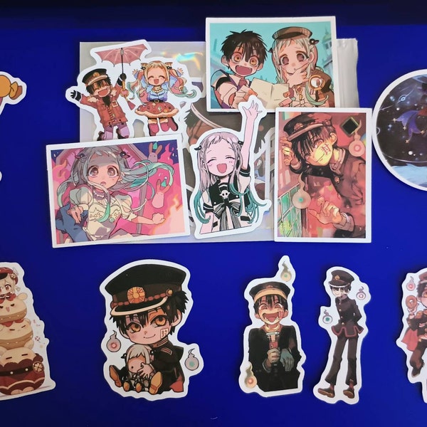 HANAKO-KUN Stickers, 50 Assorted Toilet Bound Hanako Kun Stickers ...