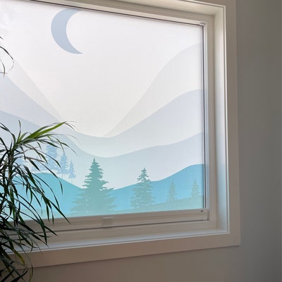 3D Premium Window Privacy Film, Static Cling Sticker,anti-uv, No Glue ...