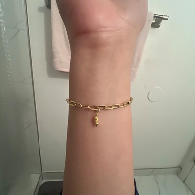 18k Gold Square Gemstone Charm 4x4mm 4mm Ring/3.25mm Hole Natural Swiss ...